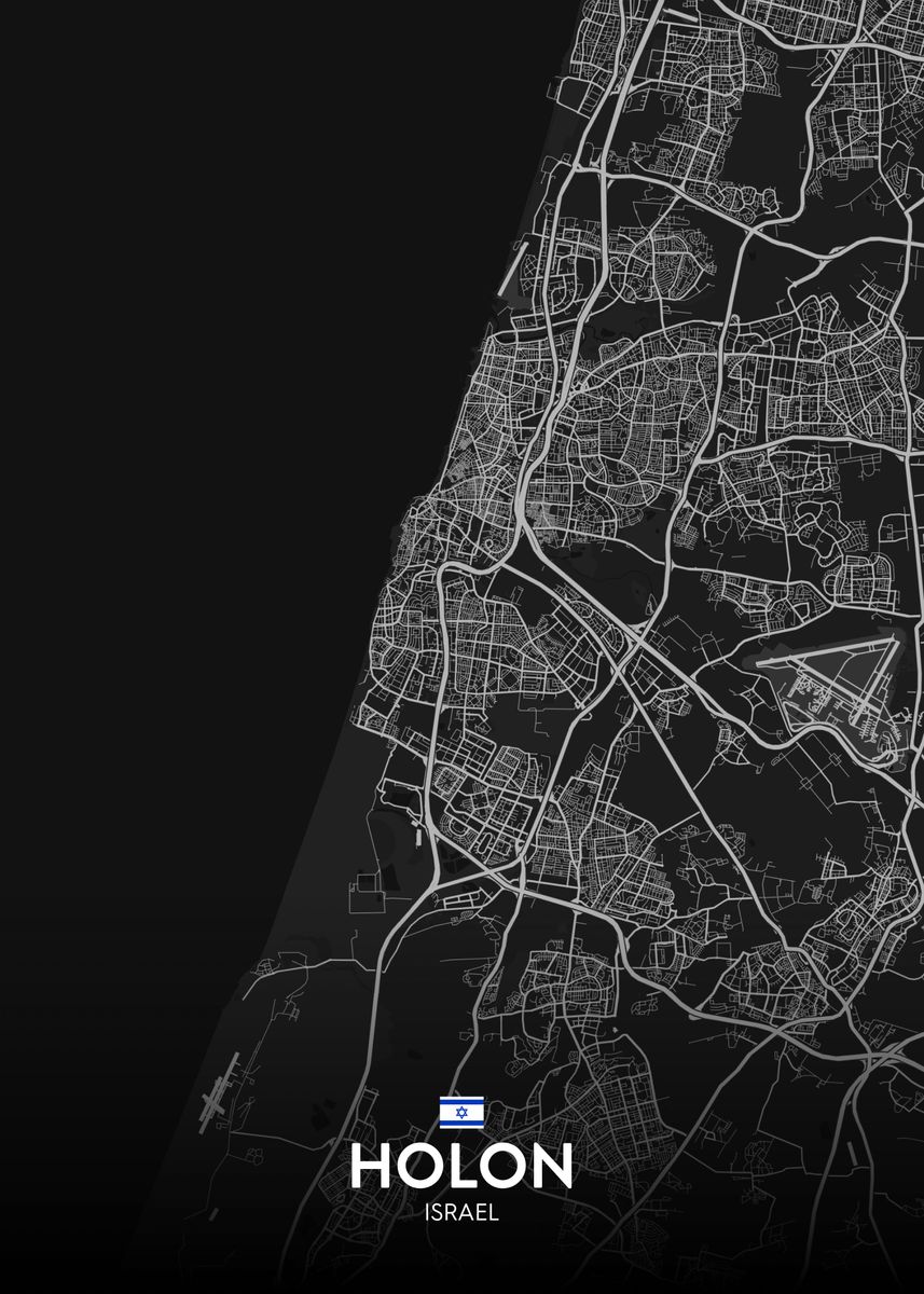 'Holon IL' Poster, picture, metal print, paint by IMR Designs | Displate