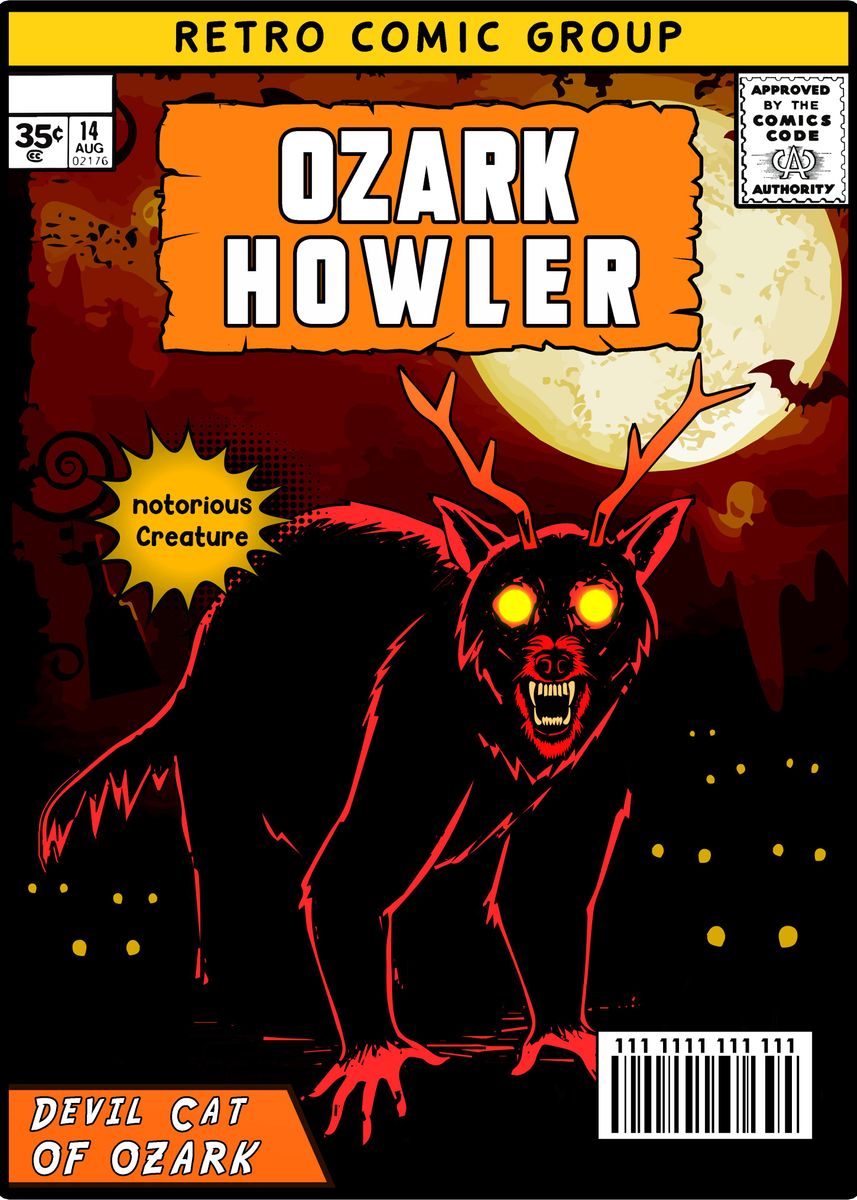 'OZARK HOWLER CREATURE' Poster by theanomalius | Displate