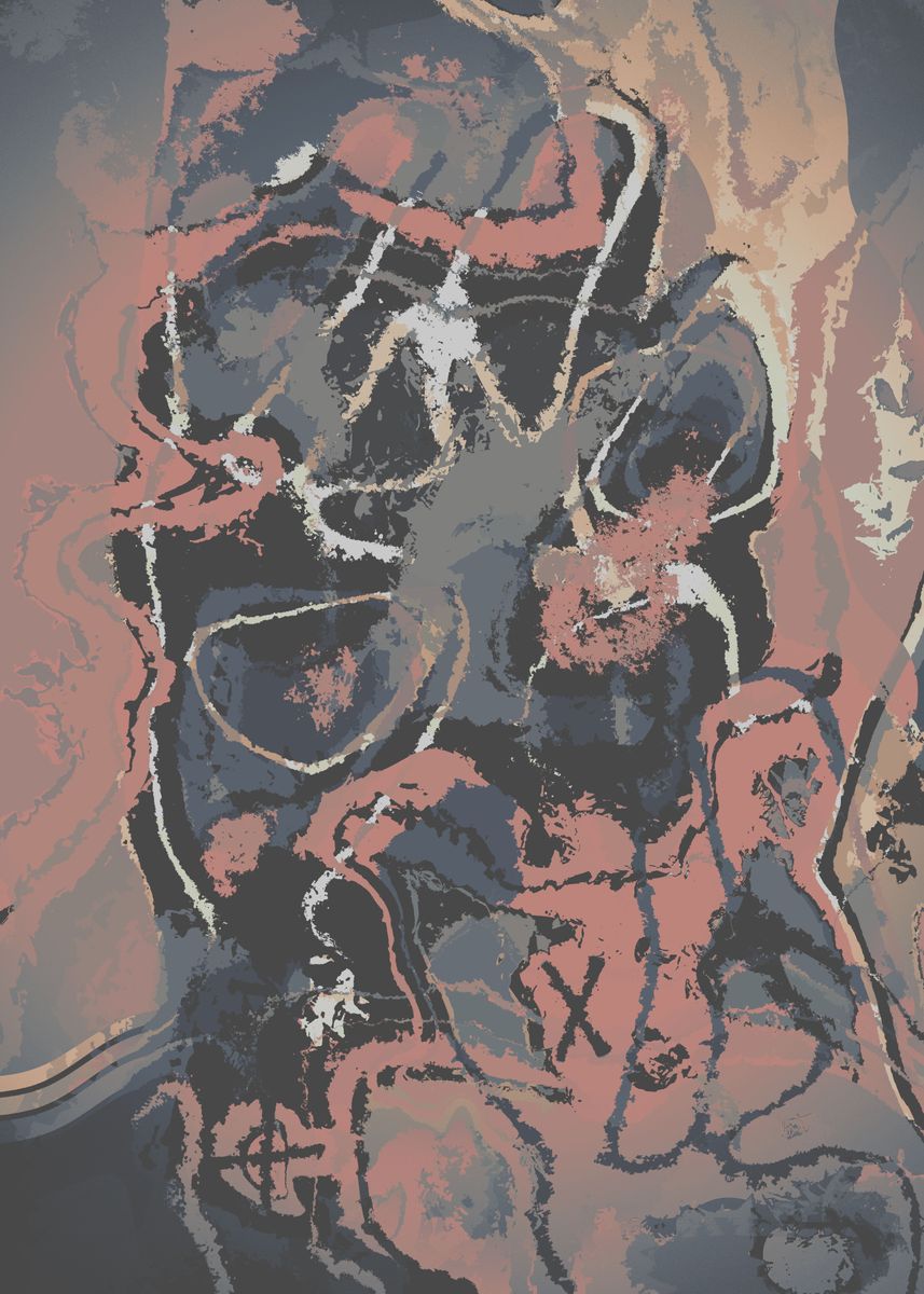 'Misanthrope' Poster, picture, metal print, paint by dcosmos art | Displate