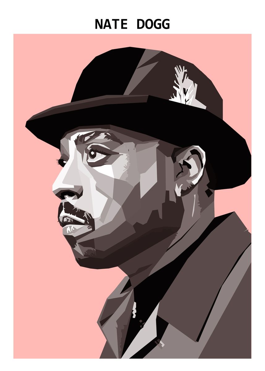 'Nate Dogg Rapper' Poster by NGUYEN DINH LONG | Displate