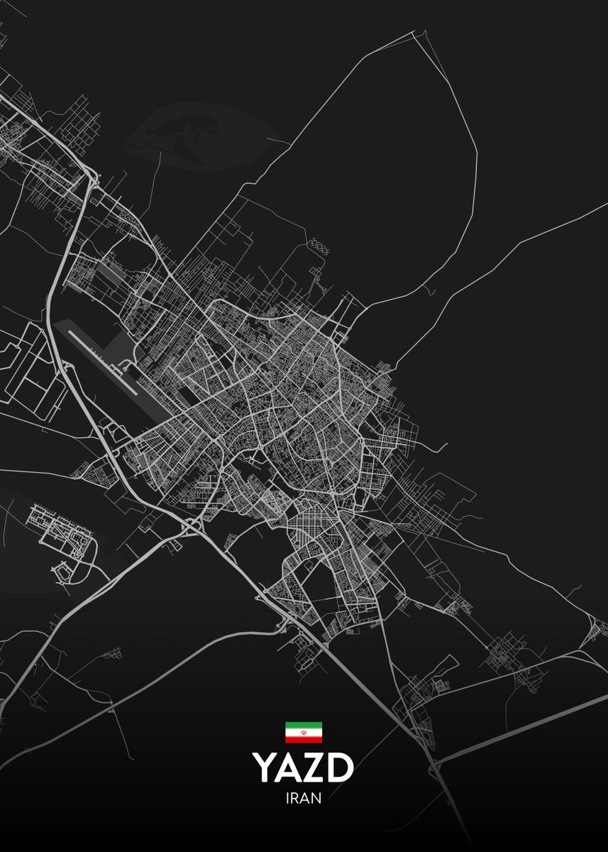 'Yazd IR' Poster by IMR Designs | Displate