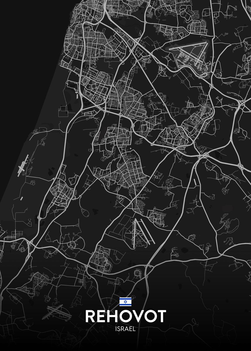 'Rehovot IL' Poster, picture, metal print, paint by IMR Designs | Displate