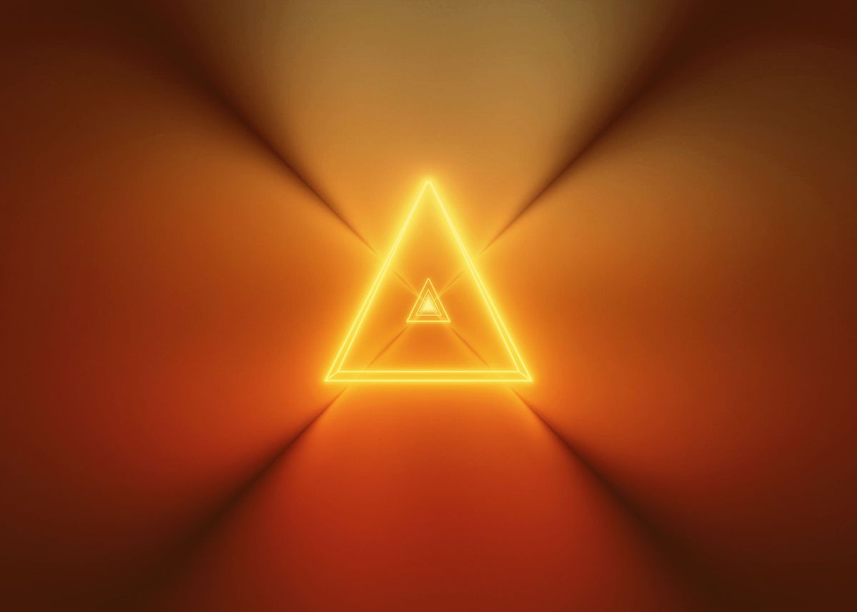 'Triangle of the light' Poster by Michael Landsberger | Displate