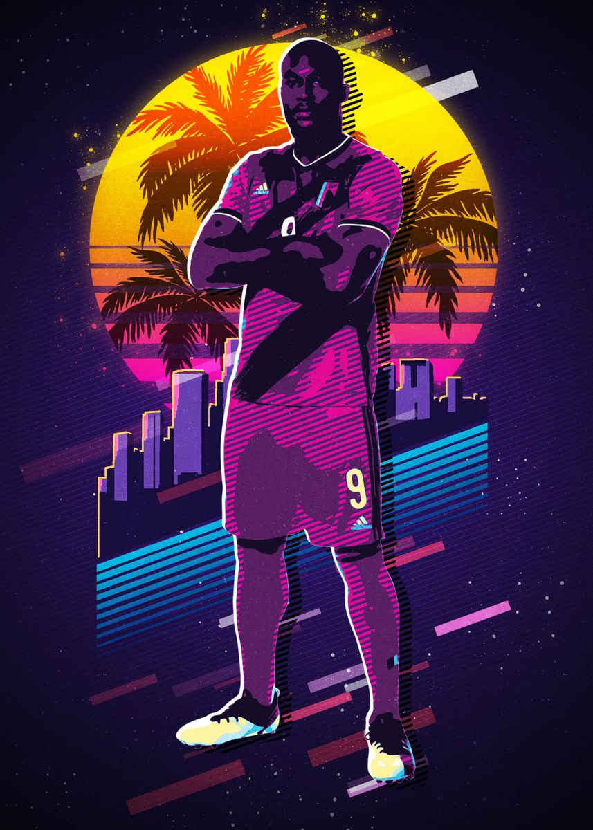 'Romelu Lukaku ' Poster by Sport Posters | Displate
