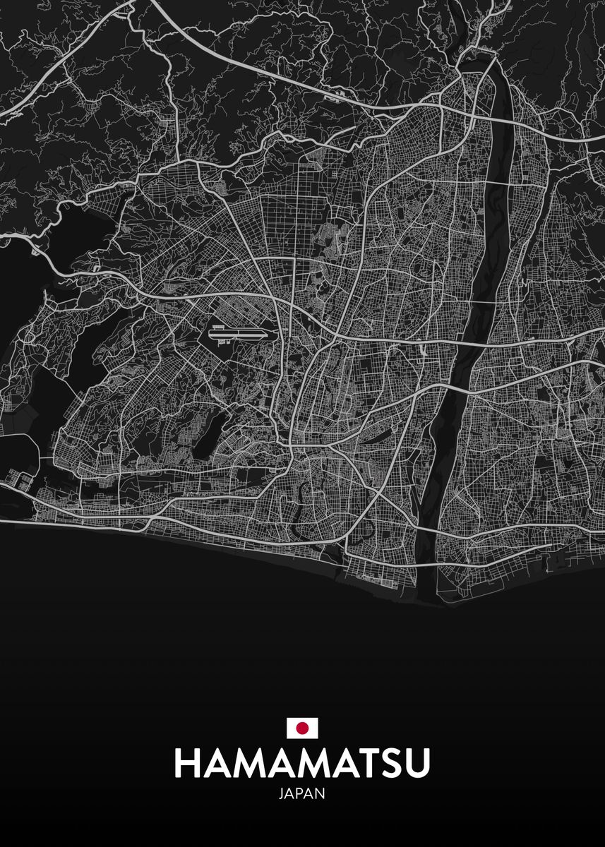 'Hamamatsu JP' Poster, picture, metal print, paint by IMR Designs ...