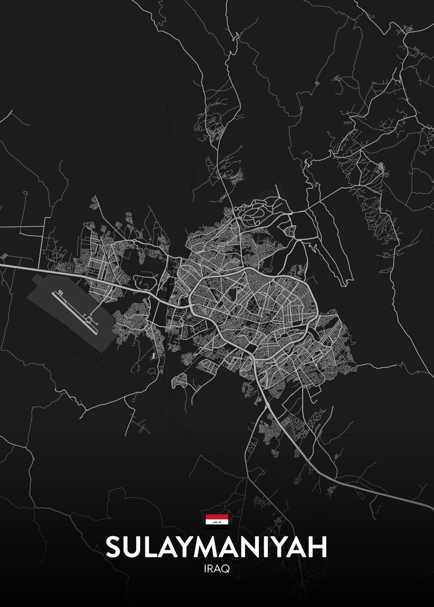 'Sulaymaniyah IQ' Poster by IMR Designs | Displate