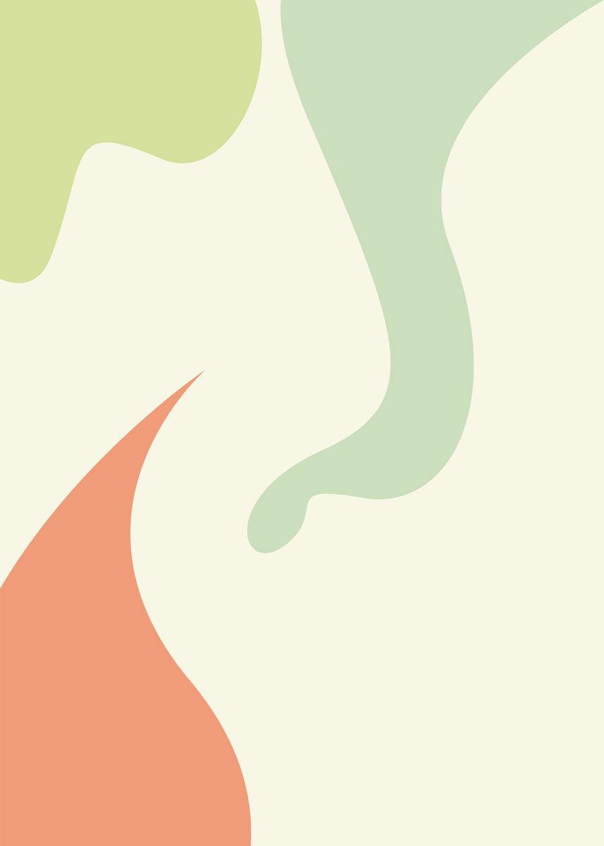 'abstract soft colors' Poster by Ratna Mutia Dewi | Displate