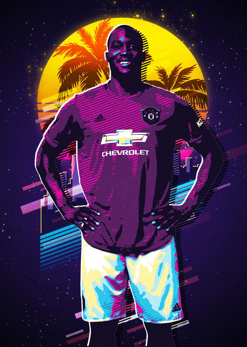 'Romelu Lukaku ' Poster by Sport Posters | Displate