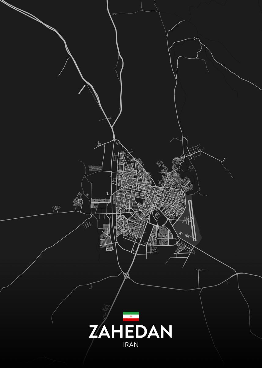 'Zahedan IR' Poster by IMR Designs | Displate