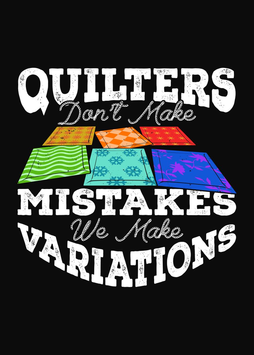 'Quilting Quilter Design' Poster, picture, metal print, paint by Marcel ...