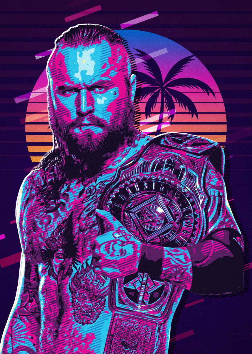 'Aleister Black' Poster, picture, metal print, paint by Paul C. Lane ...