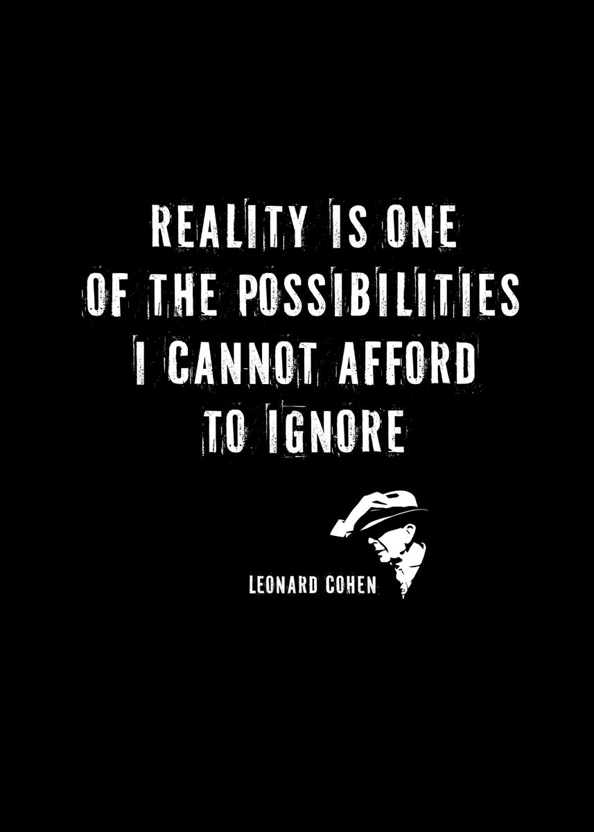 'Reality is one' Poster, picture, metal print, paint by BlackLineWhite ...