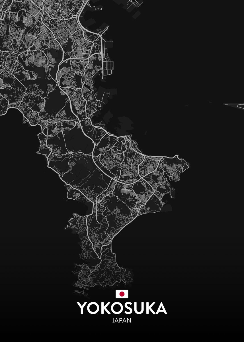 'Yokosuka JP' Poster, picture, metal print, paint by IMR Designs | Displate