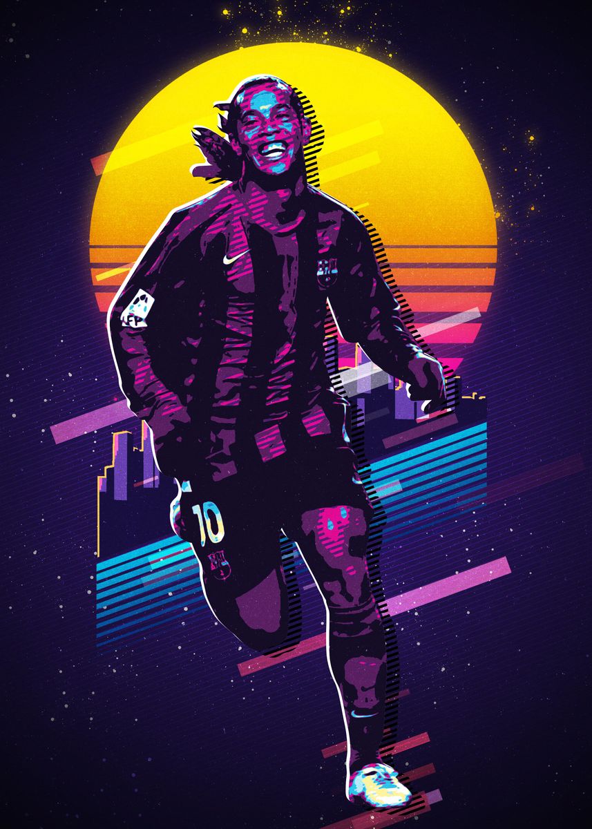 'Ronaldinho ' Poster by San Creative | Displate