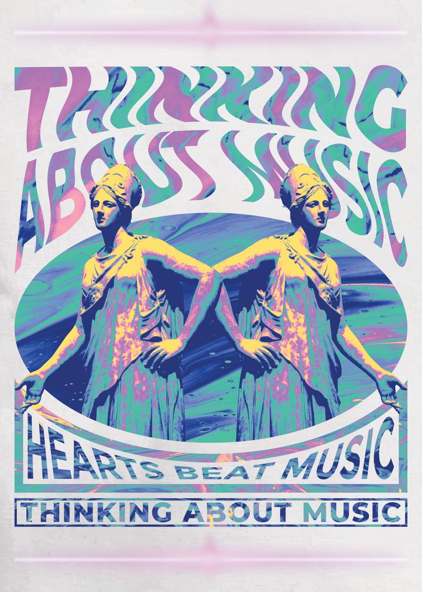 'Music Dream Abstract' Poster, picture, metal print, paint by ...