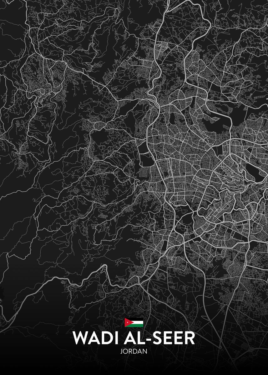 'Wadi Al Seer JO' Poster, picture, metal print, paint by IMR Designs ...