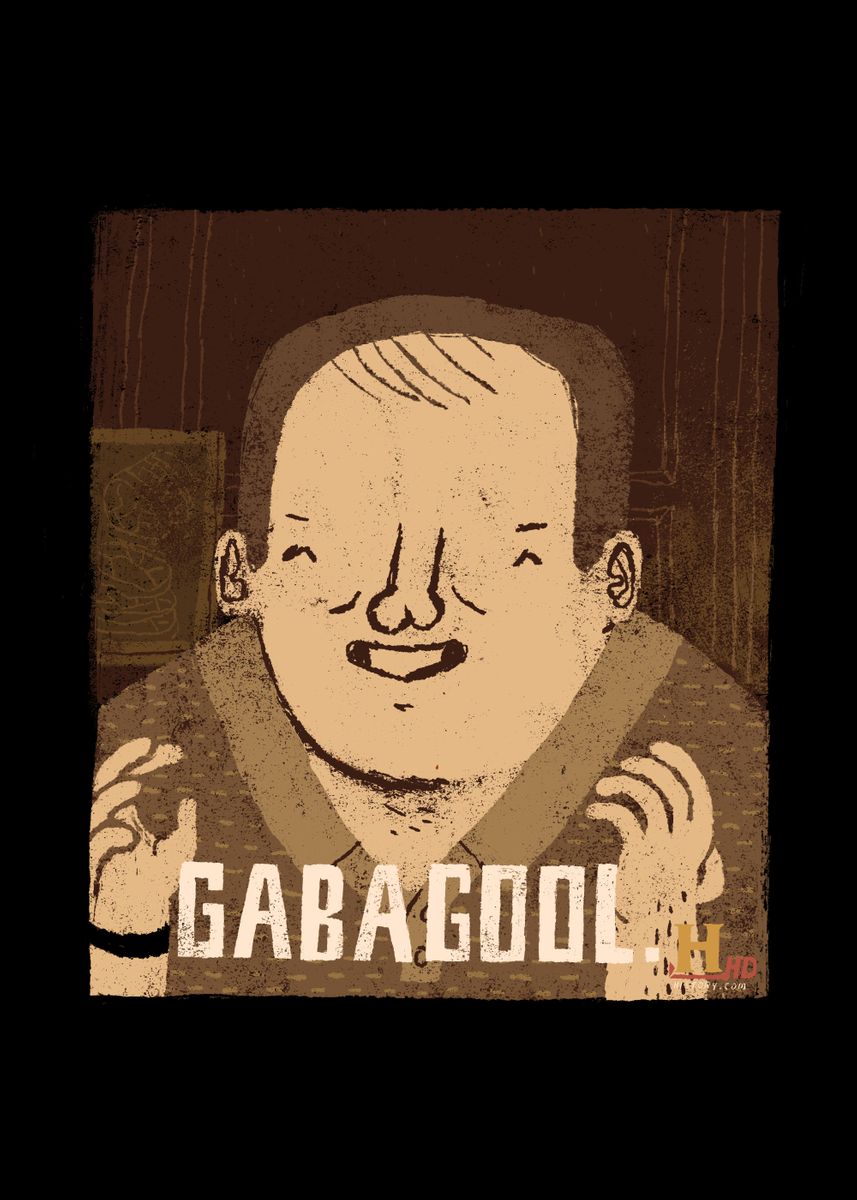 'gabagool' Poster, picture, metal print, paint by Louis roskosch | Displate