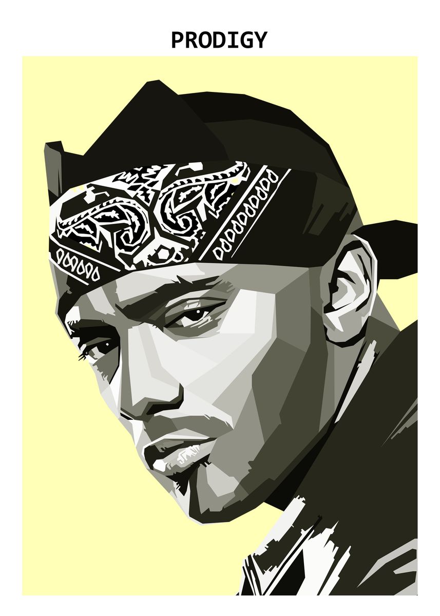 'Prodigy rapper' Poster, picture, metal print, paint by NGUYEN DINH ...