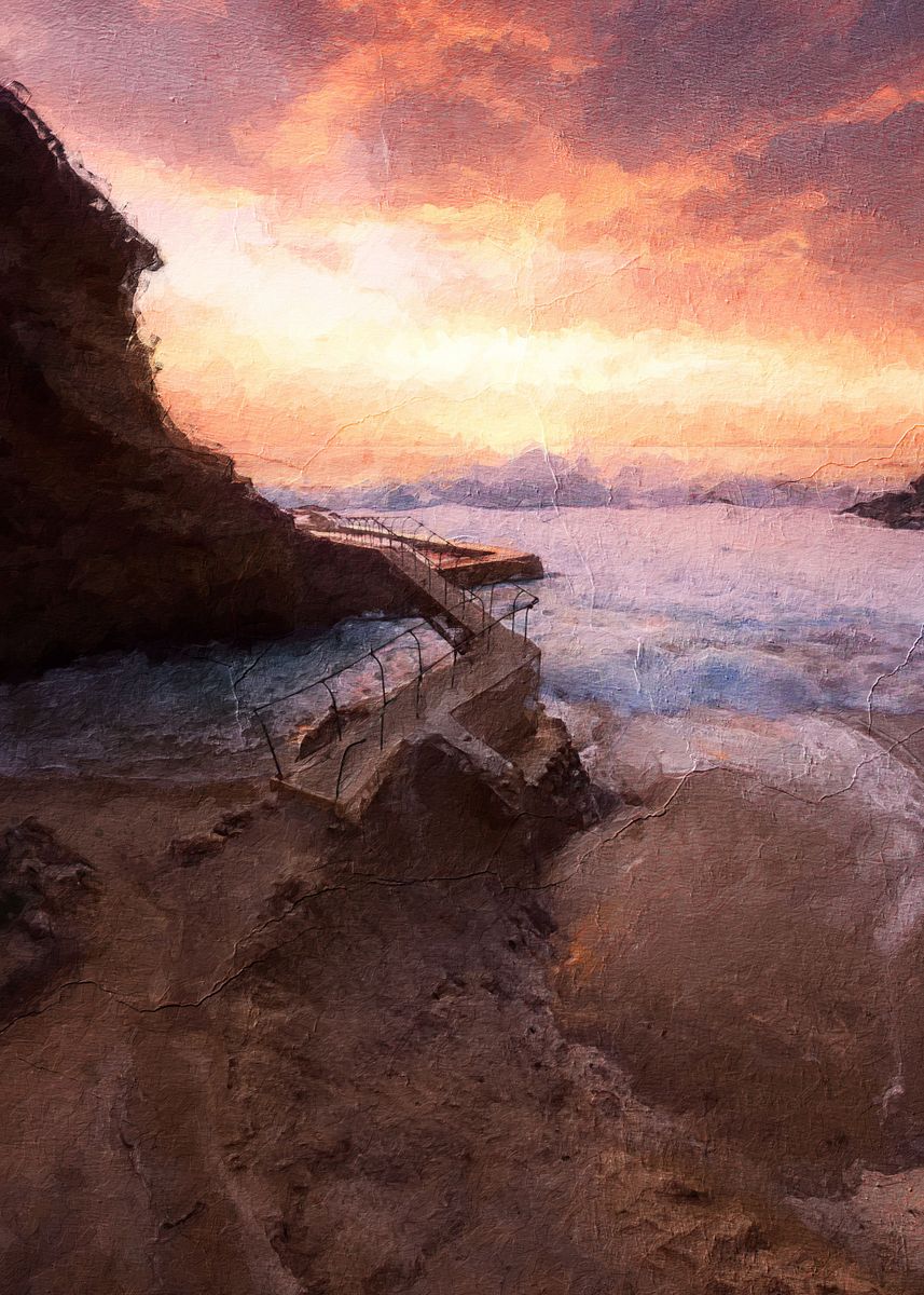 'Horizon line' Poster by HISAN TEAM | Displate