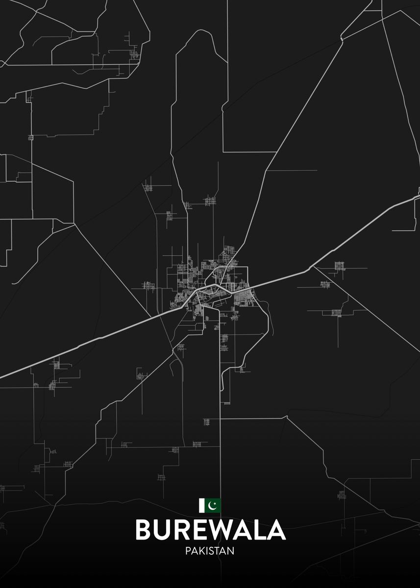 'Burewala PK' Poster, picture, metal print, paint by IMR Designs | Displate