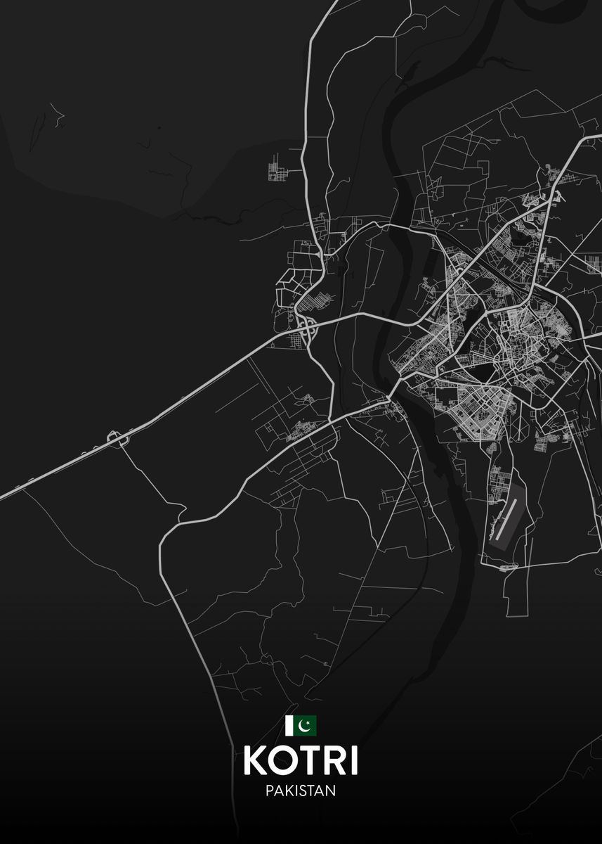 'Kotri PK' Poster, picture, metal print, paint by IMR Designs | Displate