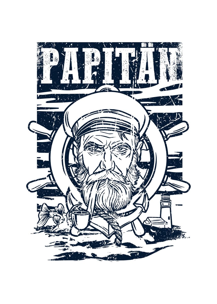 'Papa Papi Paps Vati' Poster by LaLou | Displate