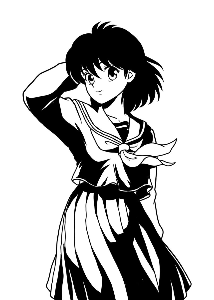 'Keiko' Poster, picture, metal print, paint by G Design | Displate