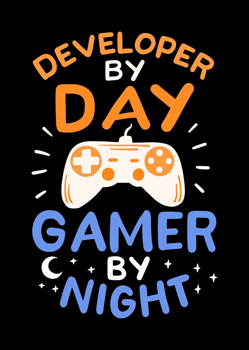 'Software Developer Gamer' Poster by EDventures | Displate