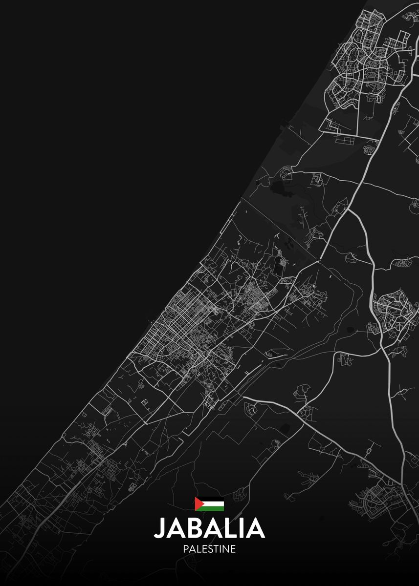 'Jabalia PS' Poster by IMR Designs | Displate