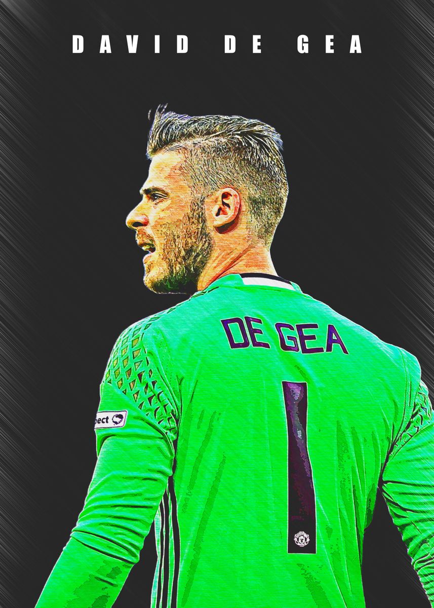 'David de Gea Spain' Poster, picture, metal print, paint by Eleanor ...