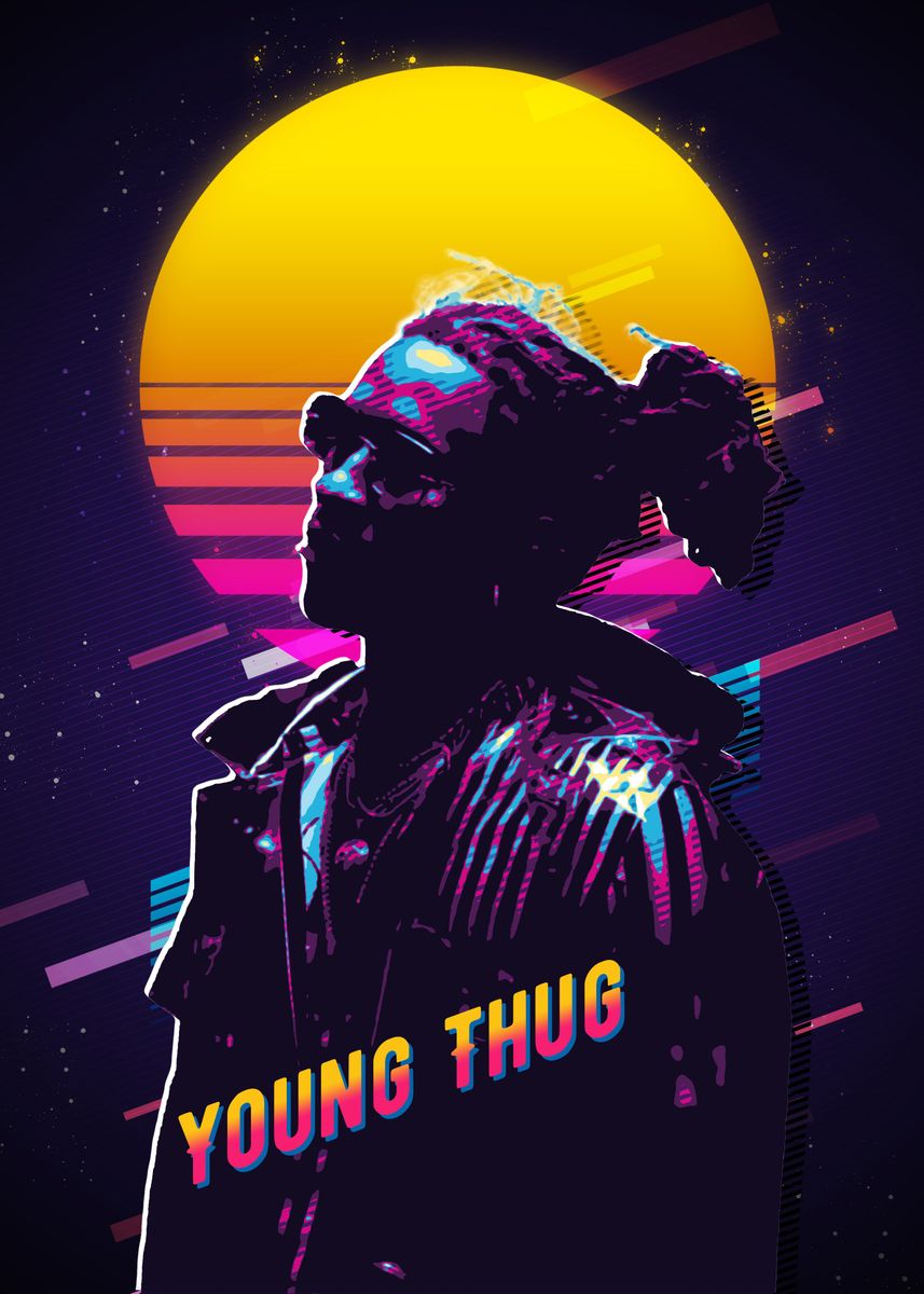 'Young Thug' Poster by Trending Music Retro | Displate