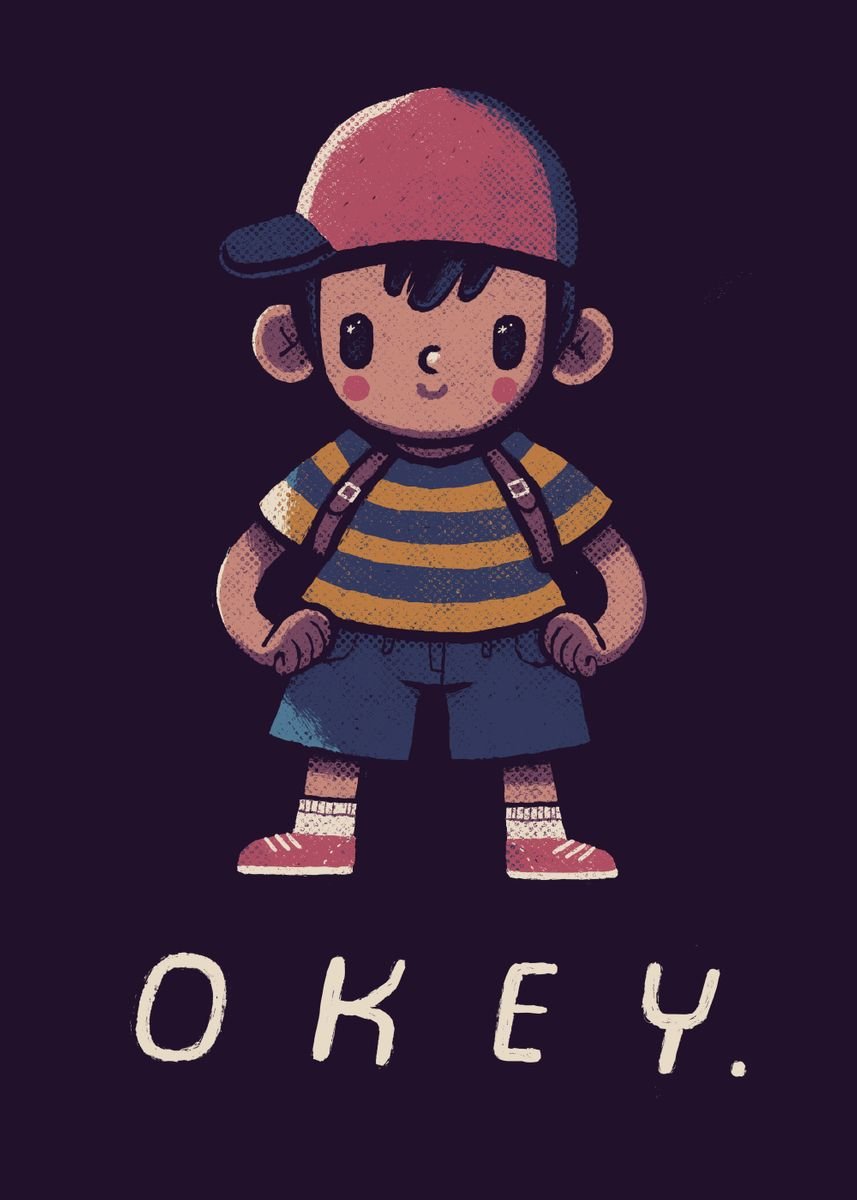 'Okey' Poster, picture, metal print, paint by Louis roskosch | Displate