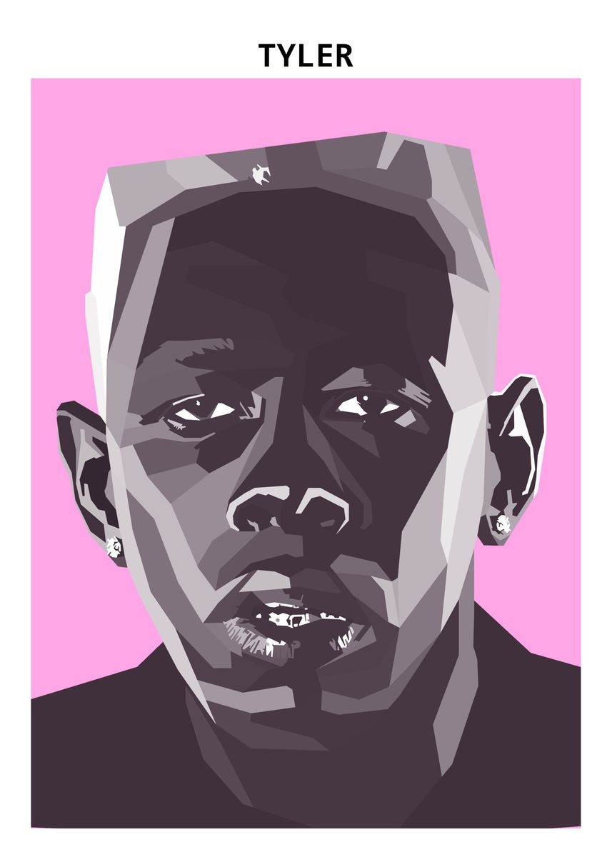 'Tyler the creator Rapper' Poster, picture, metal print, paint by ...