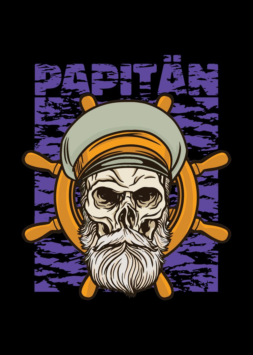 'Papa Papi Paps Vati' Poster, picture, metal print, paint by LaLou ...