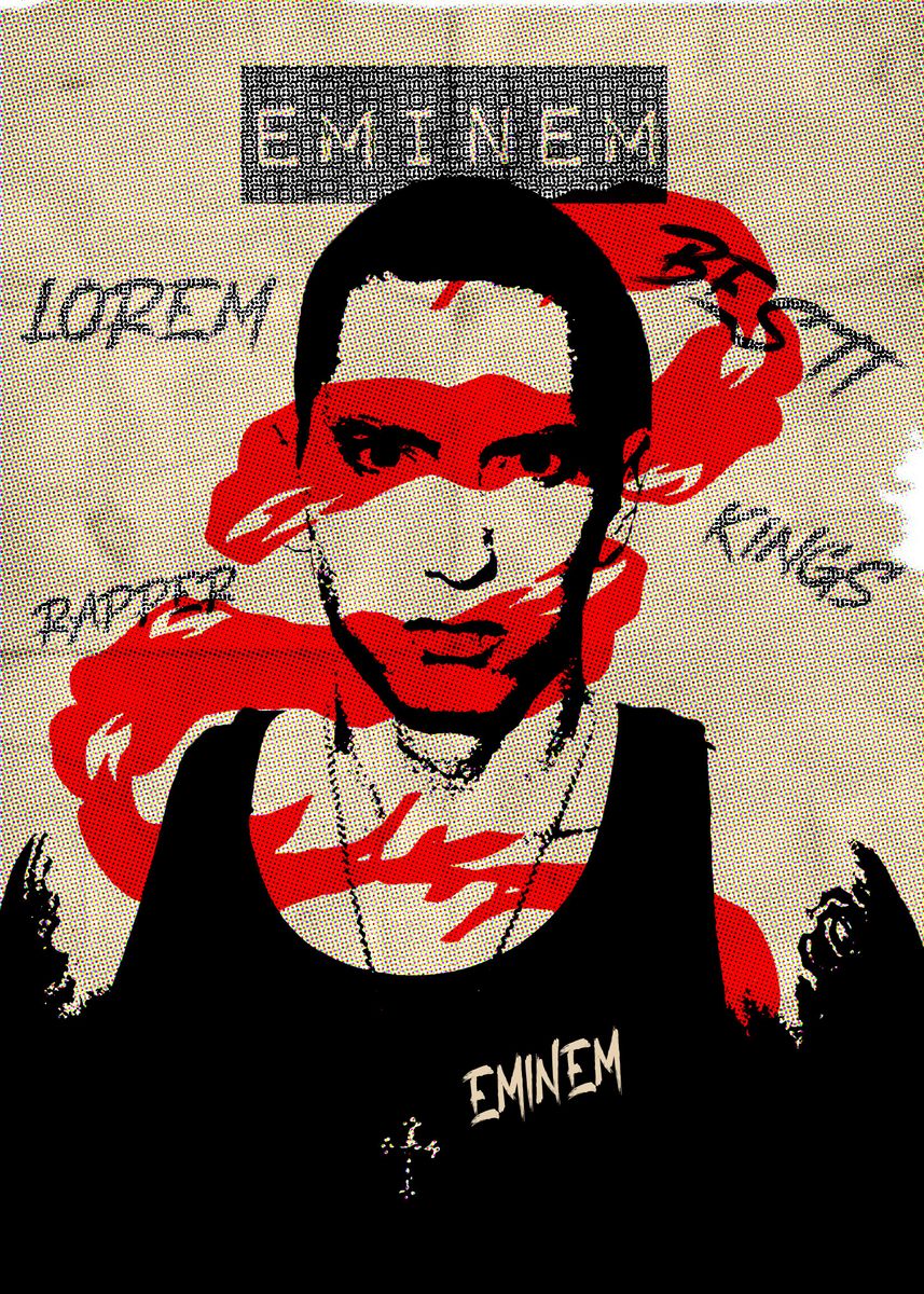 'Rapper Vintage' Poster, picture, metal print, paint by UltraSnail ...