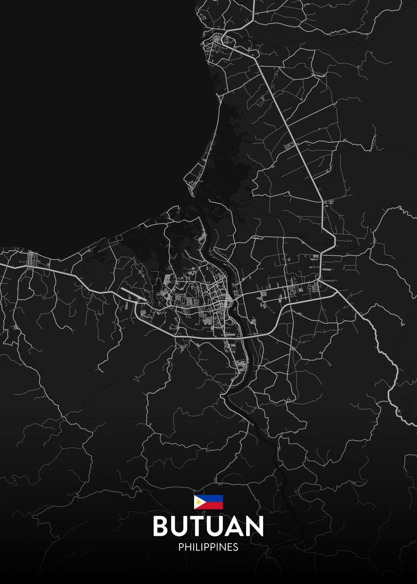 'Butuan PH' Poster, picture, metal print, paint by IMR Designs | Displate