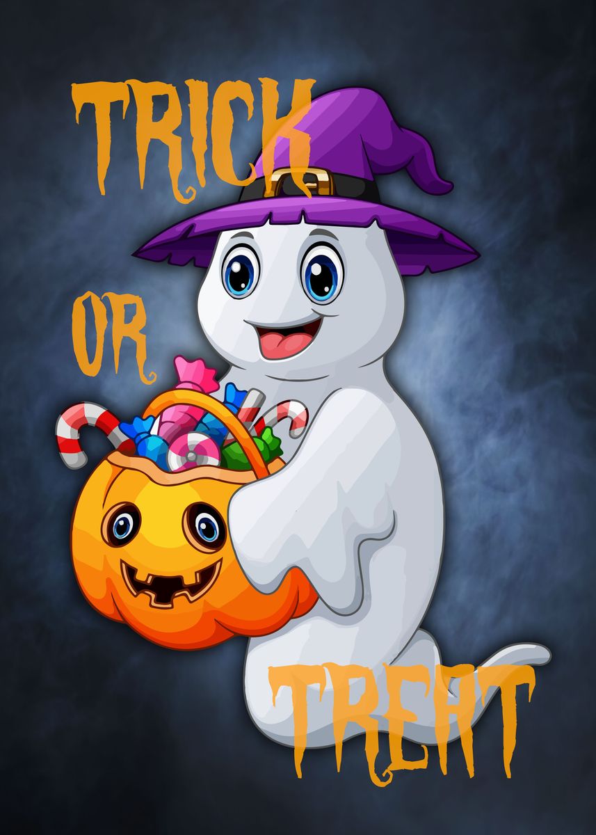 '46 Halloween boo 46' Poster, picture, metal print, paint by Tara ...