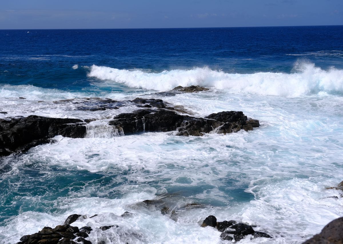 'Crashing Waves' Poster by Wouter Goossens | Displate