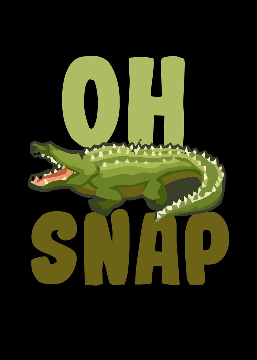 'Oh Snap' Poster, picture, metal print, paint by Mooon | Displate