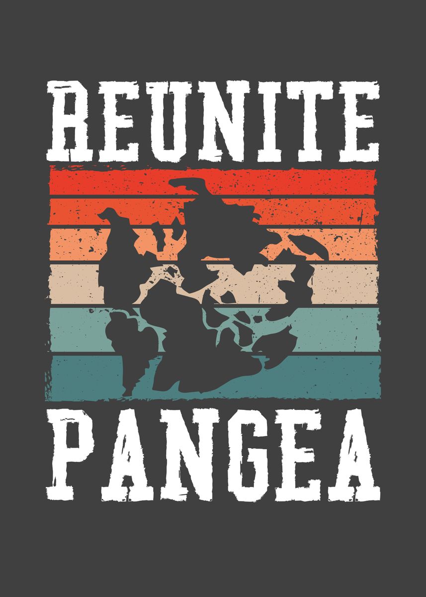 'Reunite pangea' Poster, picture, metal print, paint by BeMi | Displate