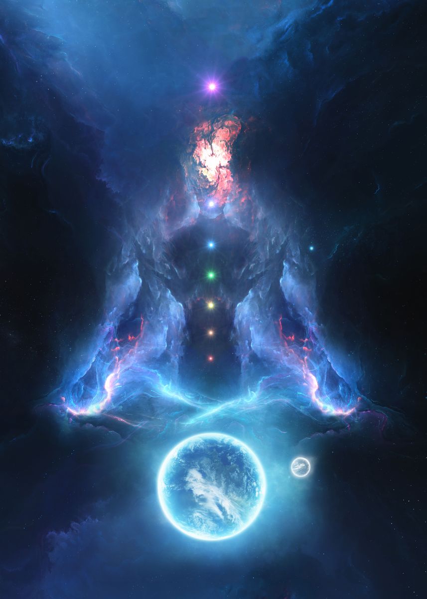 'Wisdom of The God' Poster, picture, metal print, paint by The Space ...