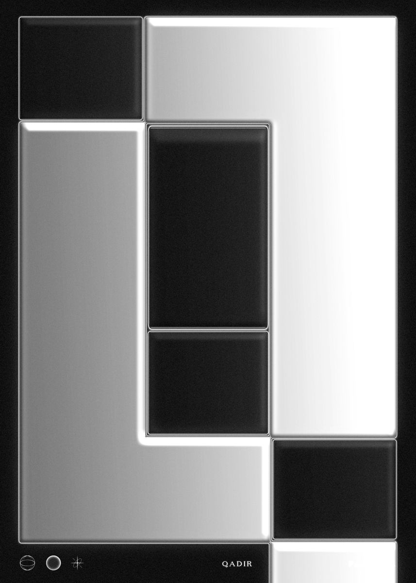 'Letter Q' Poster, picture, metal print, paint by Rofeu | Displate