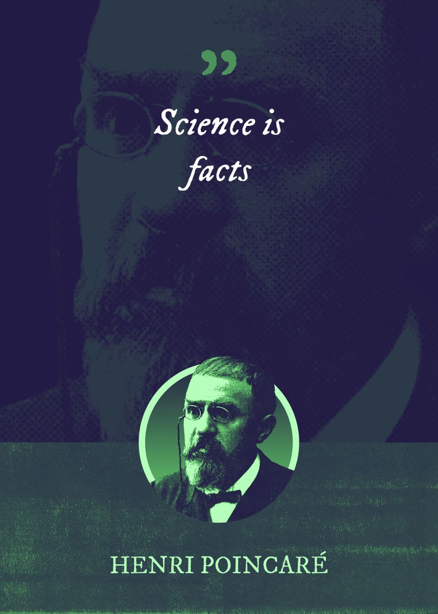'Science is facts' Poster, picture, metal print, paint by Syahrasi ...