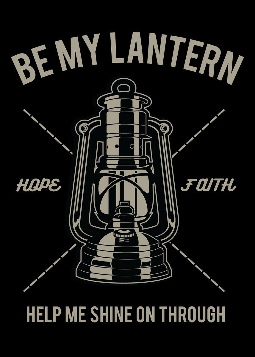'Lantern' Poster, picture, metal print, paint by thetshirtshop2020 ...