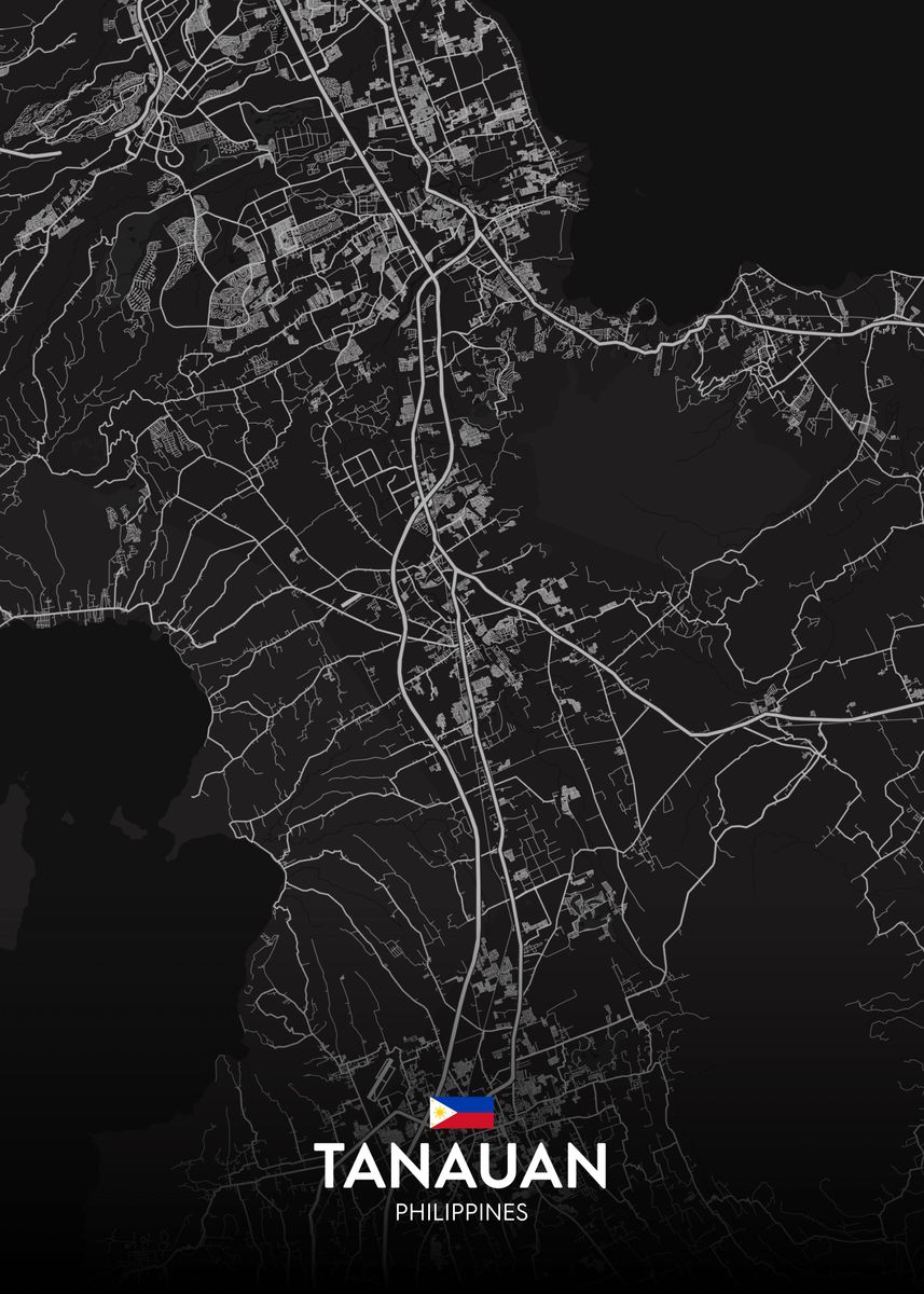 'Tanauan PH' Poster, picture, metal print, paint by IMR Designs | Displate