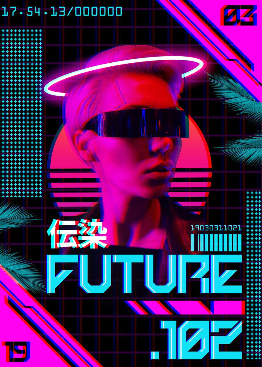 'Future 102' Poster, picture, metal print, paint by artisticdesign 1903 ...