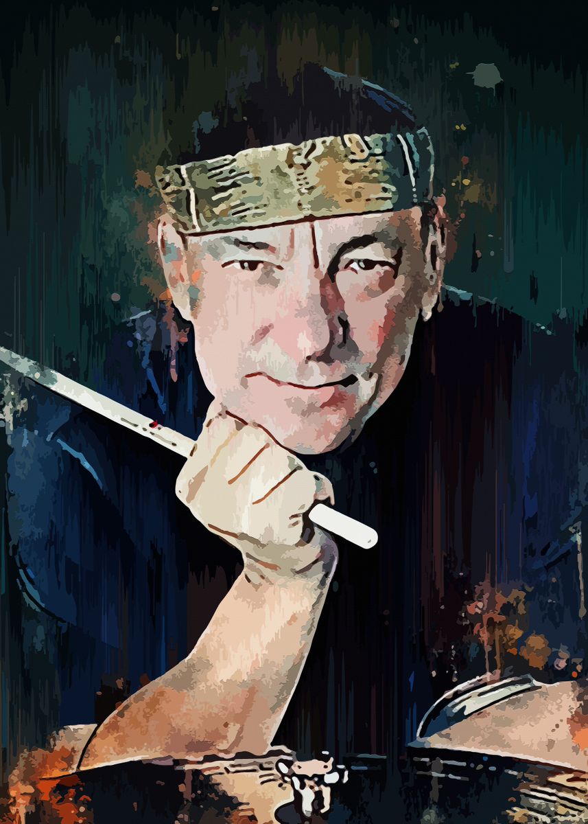 'Neil peart new' Poster, picture, metal print, paint by Muhammad Irsan ...