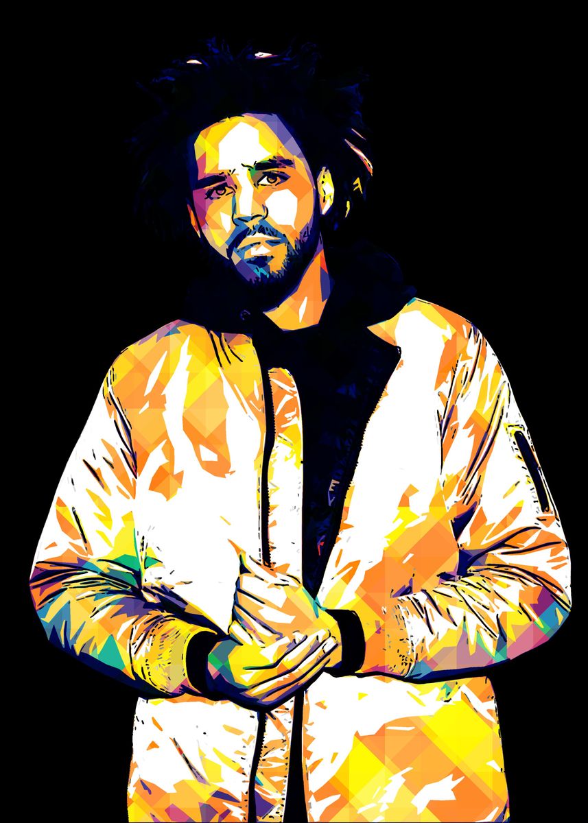 'J Cole ' Poster by Faa Ness | Displate