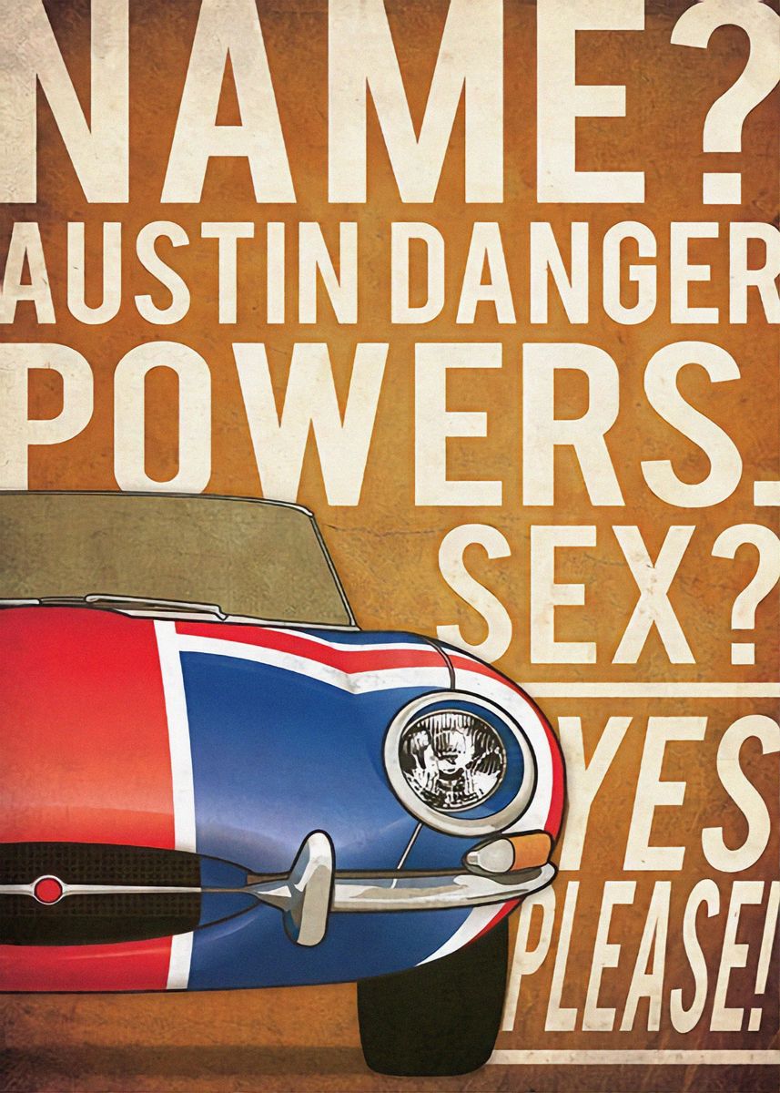 'Austin Powers' Poster, picture, metal print, paint by MiguelPatton ...
