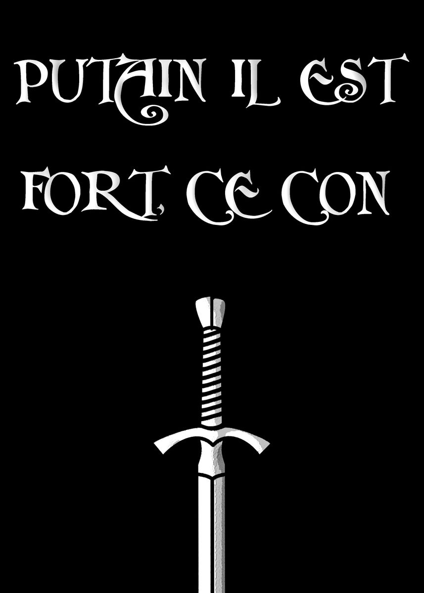 'Il est fort' Poster, picture, metal print, paint by NicolaStudio ...